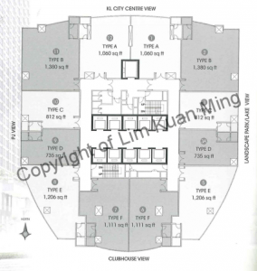 The Vertical Floor Plan Tower 1